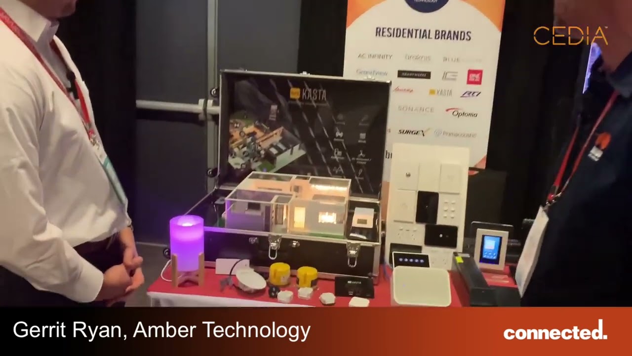 CEDIA Tech Summit 2023 - Gerrit Ryan - Amber Technology - Connected Magazine