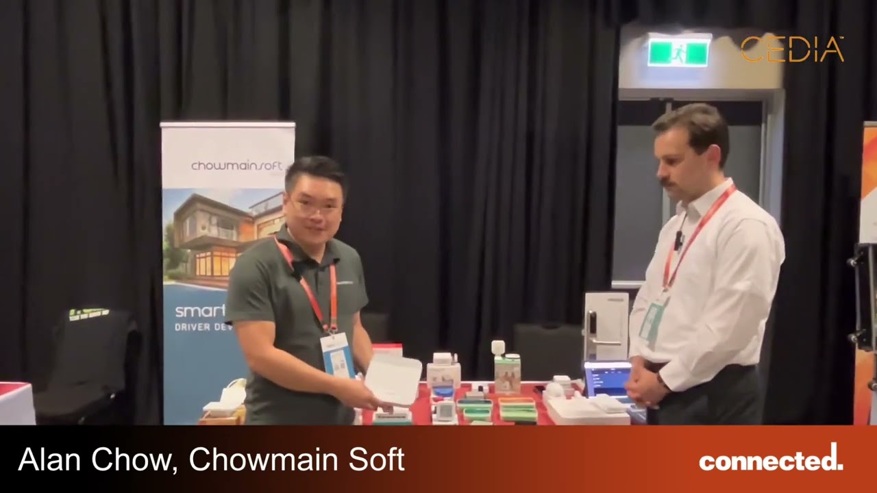 CEDIA Tech Summit - Alan Chow - Chowmain Soft - Connected Magazine